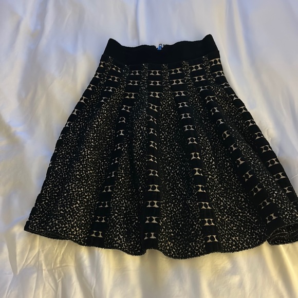 Moth | Skirts | Anthropologie Moth Knit Skater Mini Skirt | Poshmark